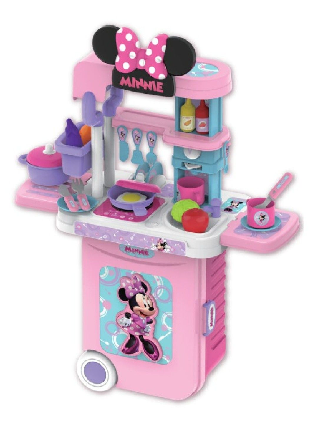 Disney Minnie Series 3 in 1 Kitchen Set In Trolley edamama